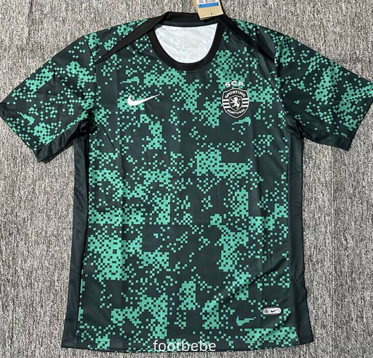 Maillot Sporting CP Vintage 2025 2026 entraînement - Footbebe